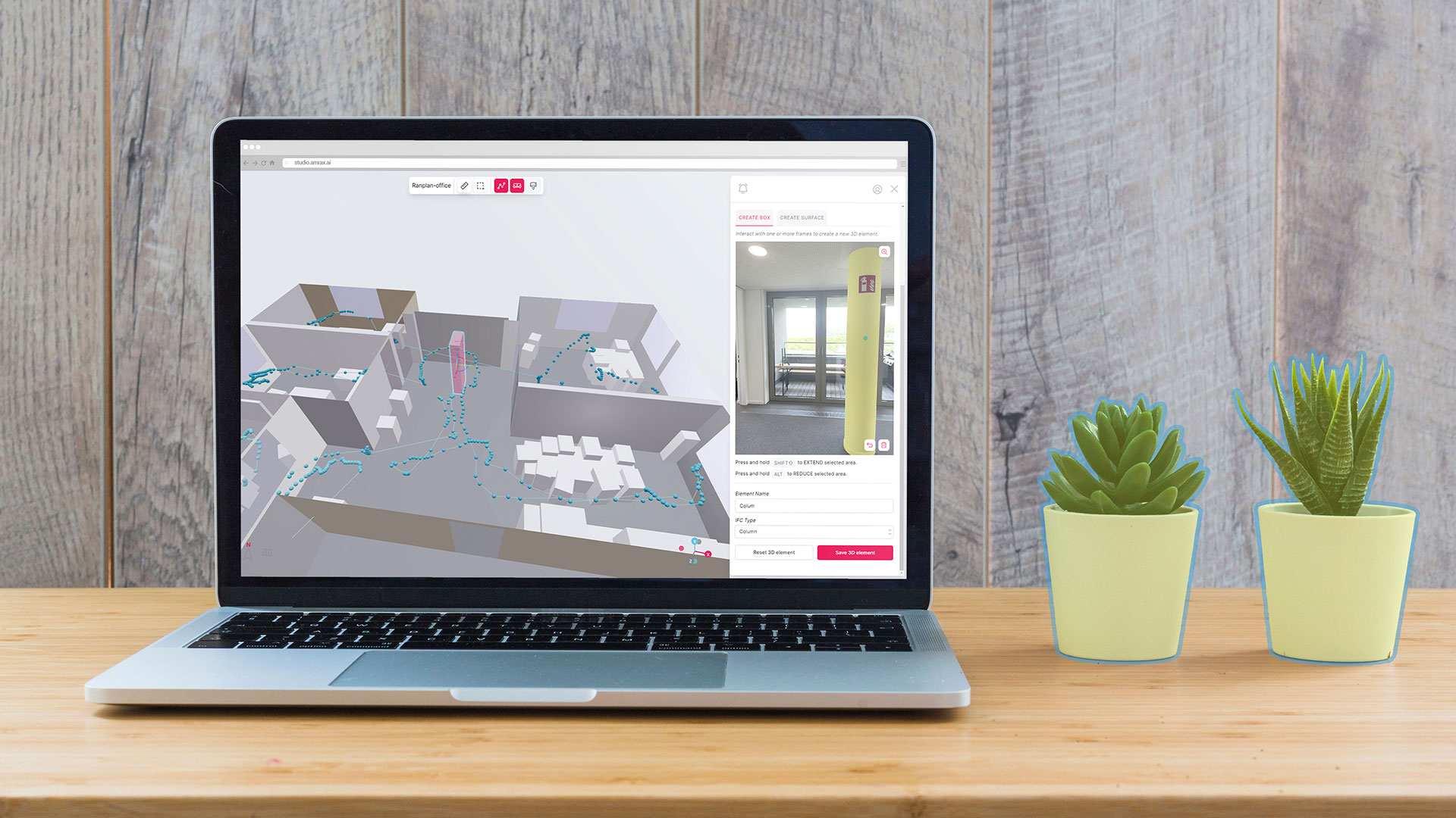 Automated room object recognition in 3D models